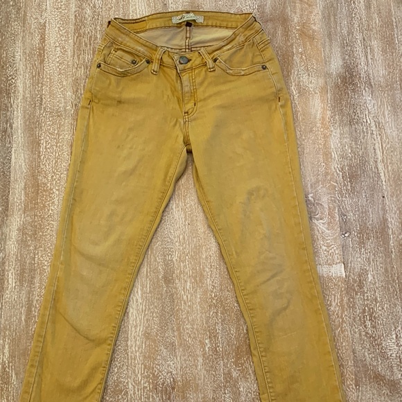 M2F Denim | Jeans | Rare Find M2f Denim Jeans In Golden Yellow | Poshmark
